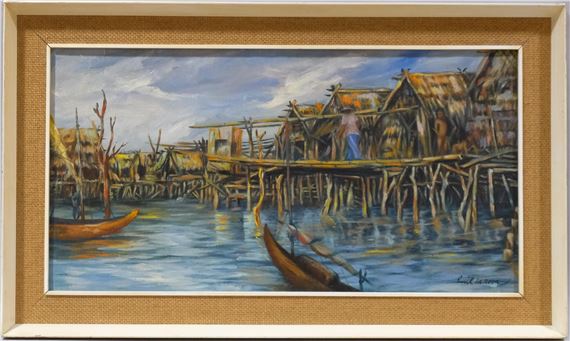 Emil la Rosa | Stilted Huts | MutualArt