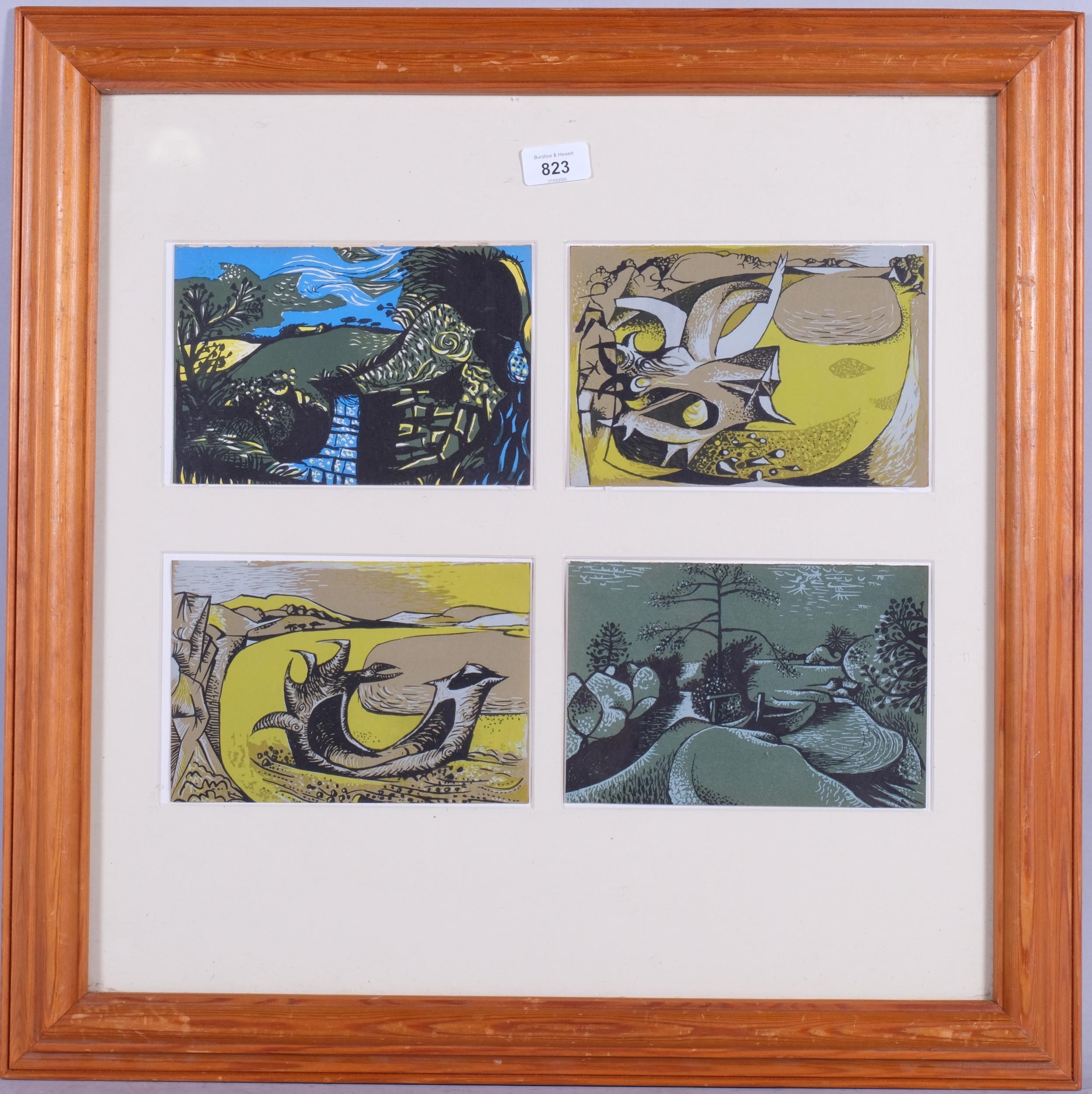 John Craxton | 4 landscapes (1944) | MutualArt