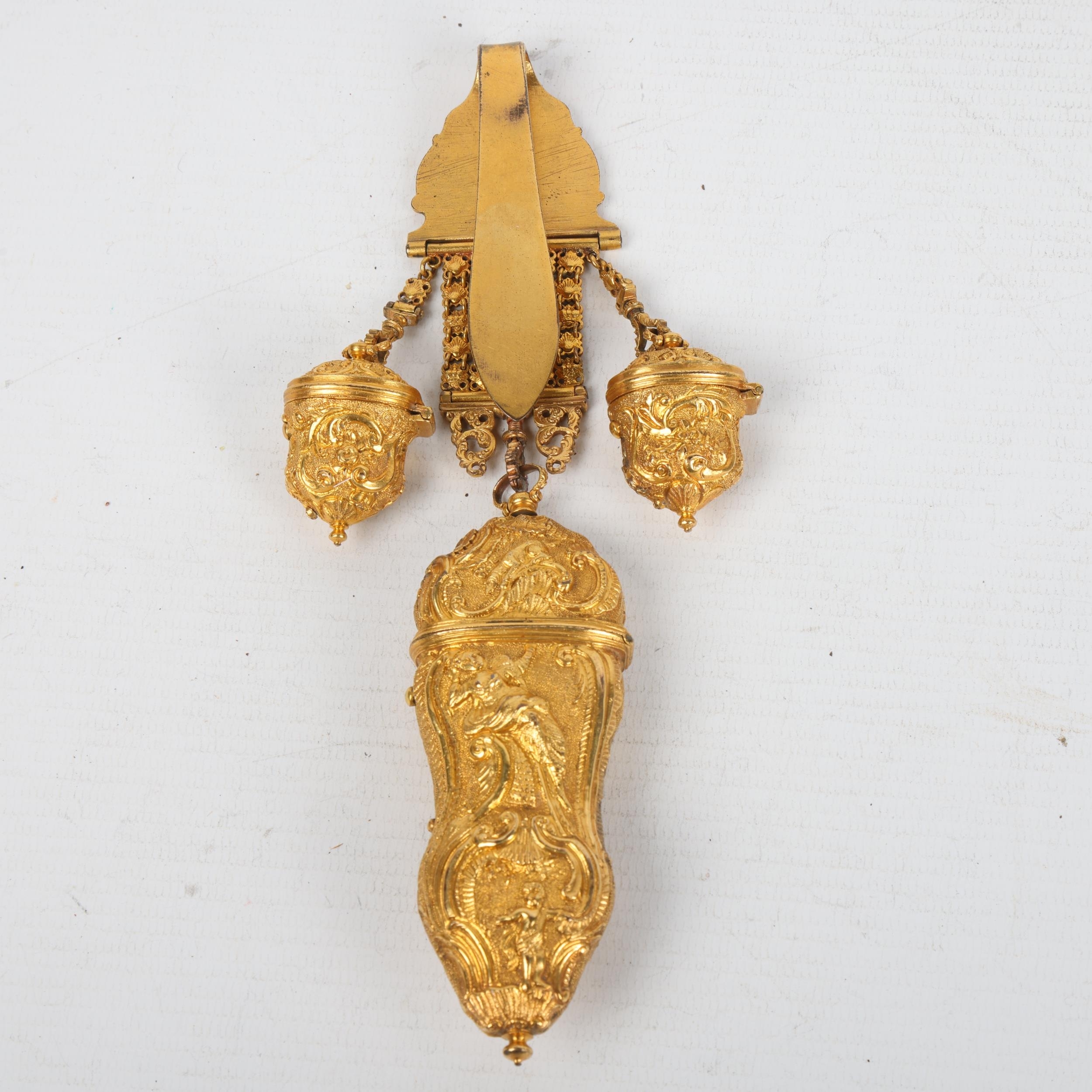 George | the etui with repousse decoration depicting a classical scene ...