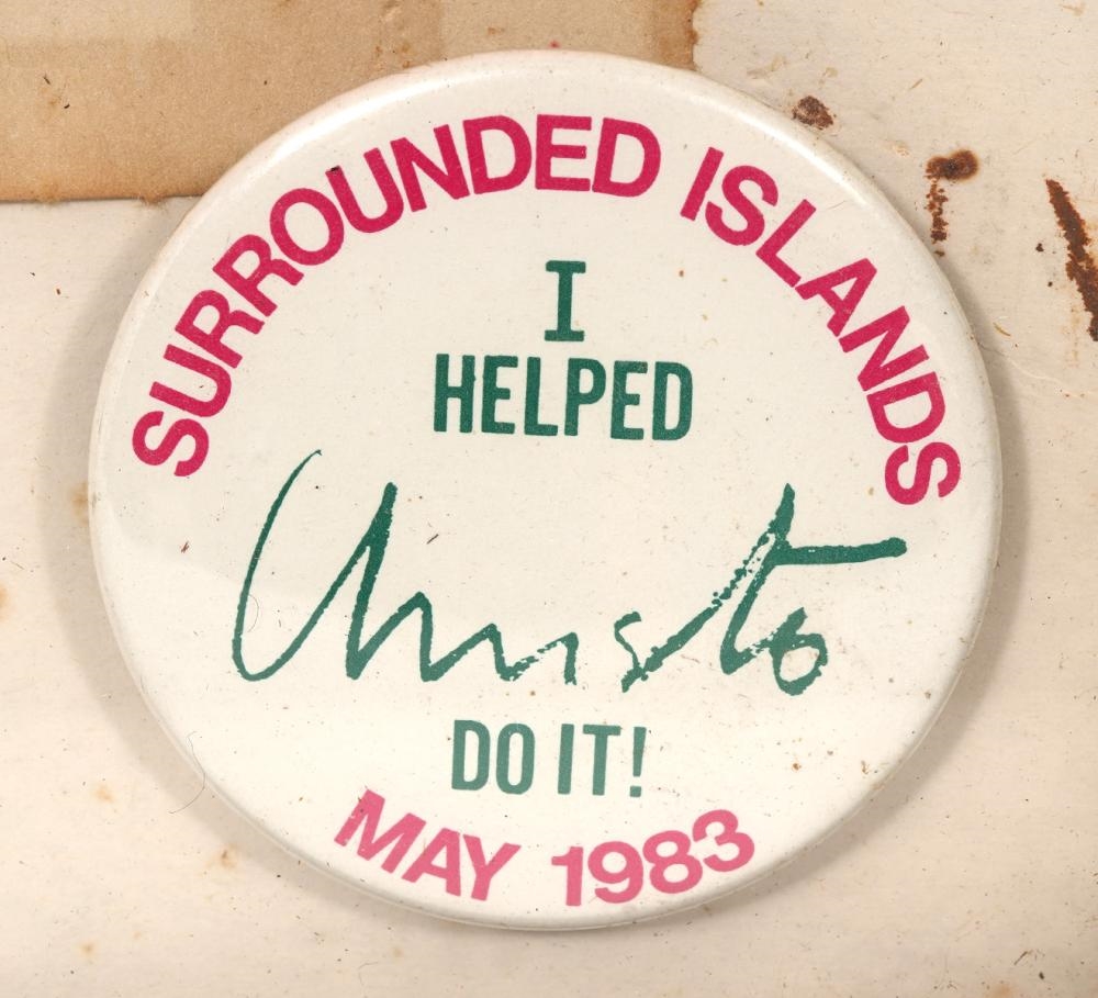 Cristina Victor | Christo Surrounded Islands Sample & Signed Check ...