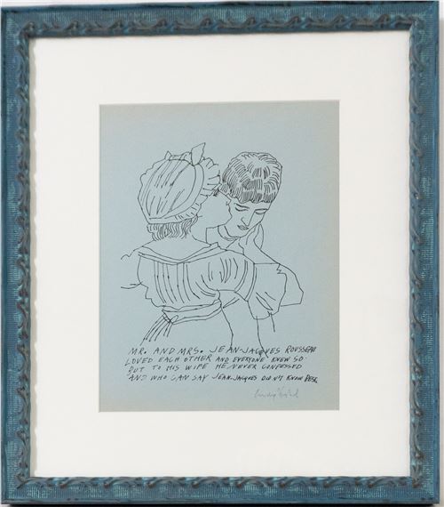 Andy Warhol | Love is a pink (1955) | MutualArt