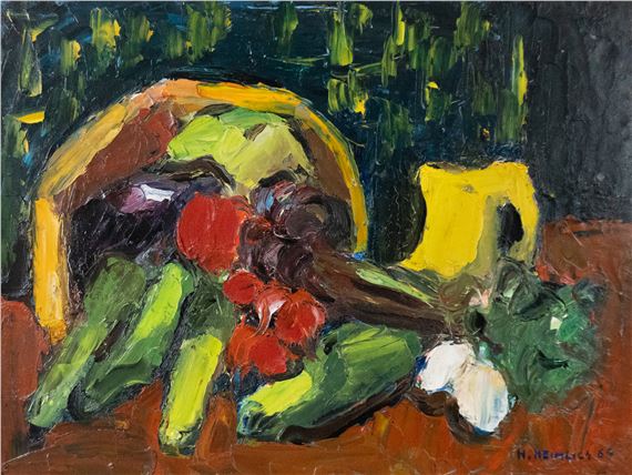 Herman Heimlich | Nature morte aux légumes (1964) | MutualArt