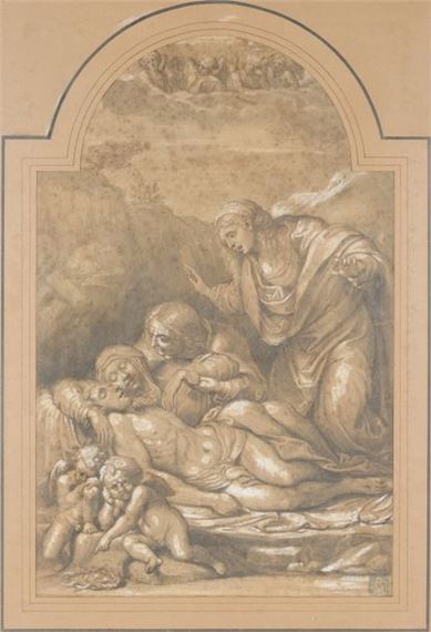 Annibale Carracci | Piéta Plume | MutualArt