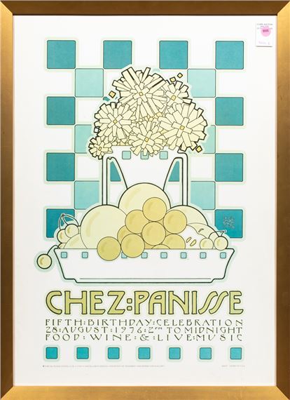 David Lance Goines | Chez Panisse Anniversary Poster (1977) | MutualArt