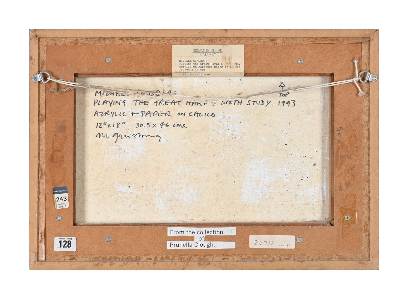 Michael Ginsborg | PLAYING THE GREAT HARP, SIXTH STUDY (1993) | MutualArt