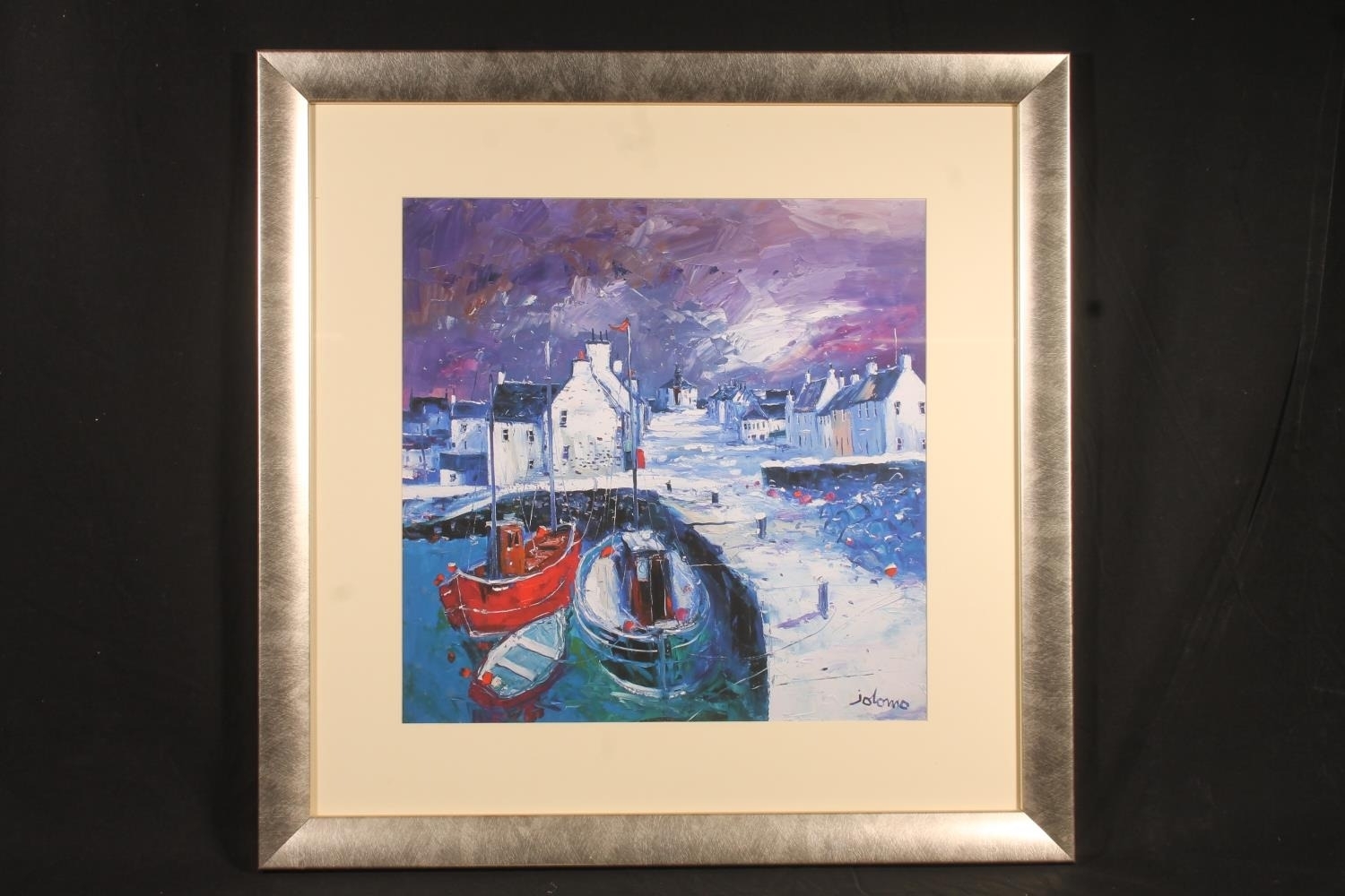 John Lowrie Morrison | Snowstorm at the Round Kirk Bowmore Islay ...