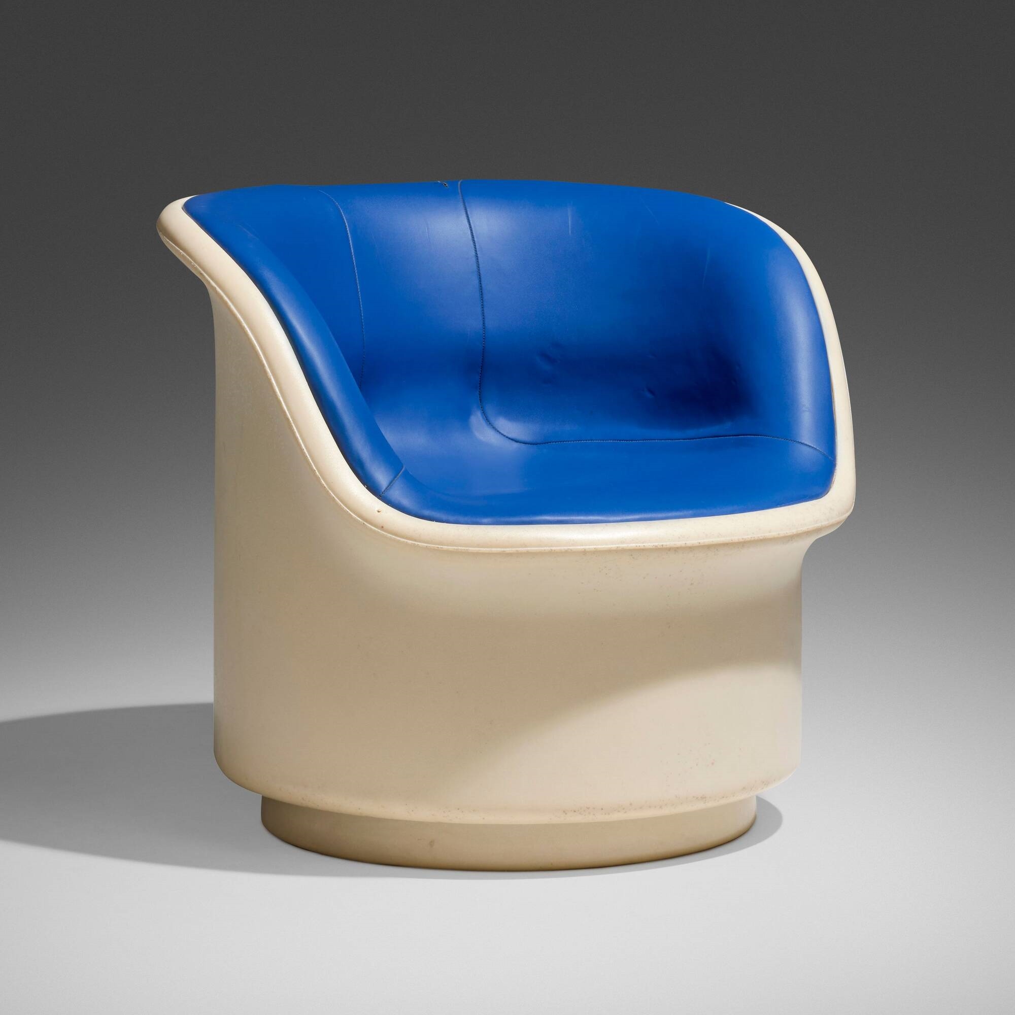 George Nelson | Rare Prototype Cylinder chair for airport seating ...