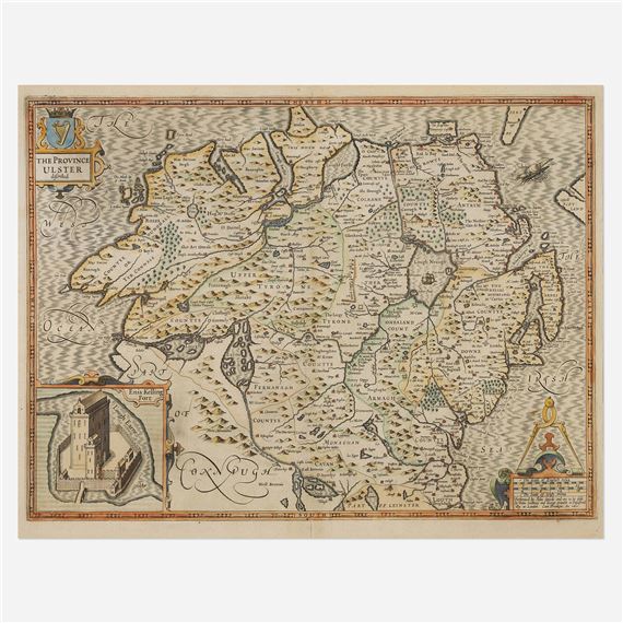 John Speed | Map of Province of Ulster (Circa 1610) | MutualArt