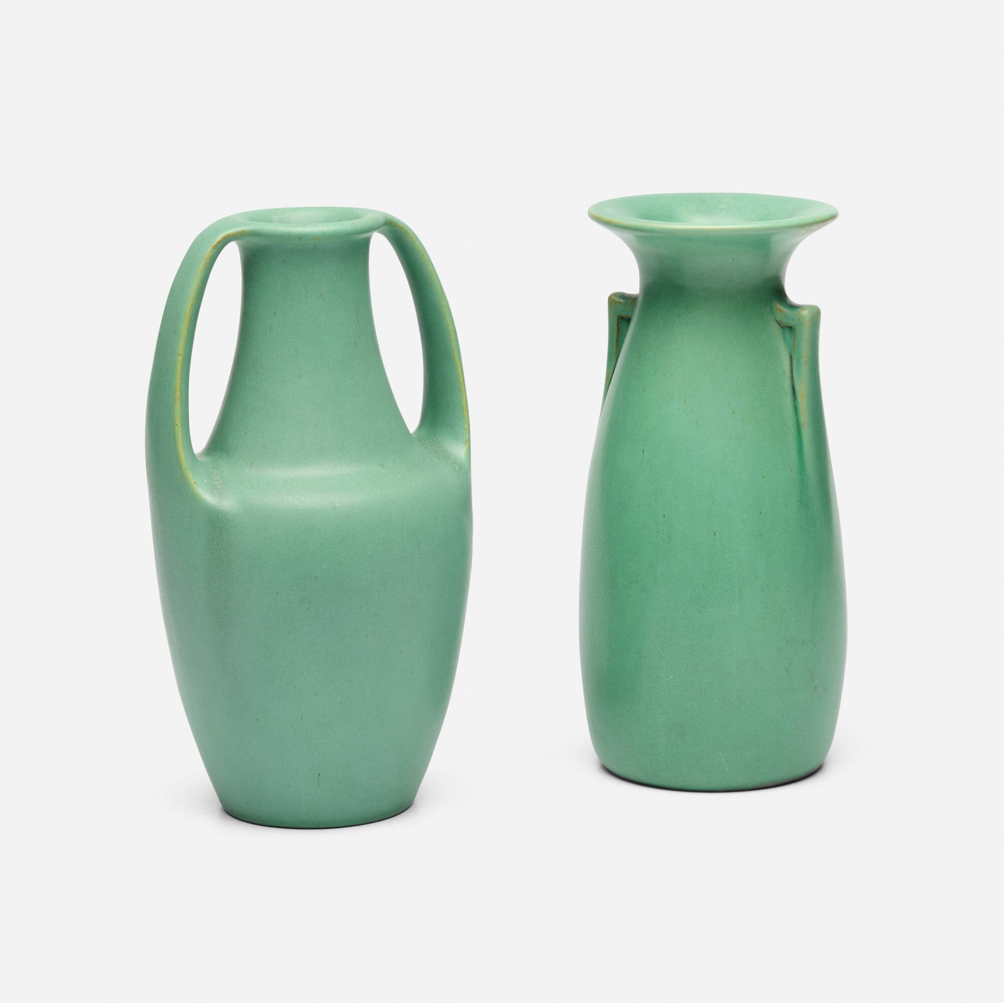 Teco Pottery | Vases, set of two (Circa 1904) | MutualArt