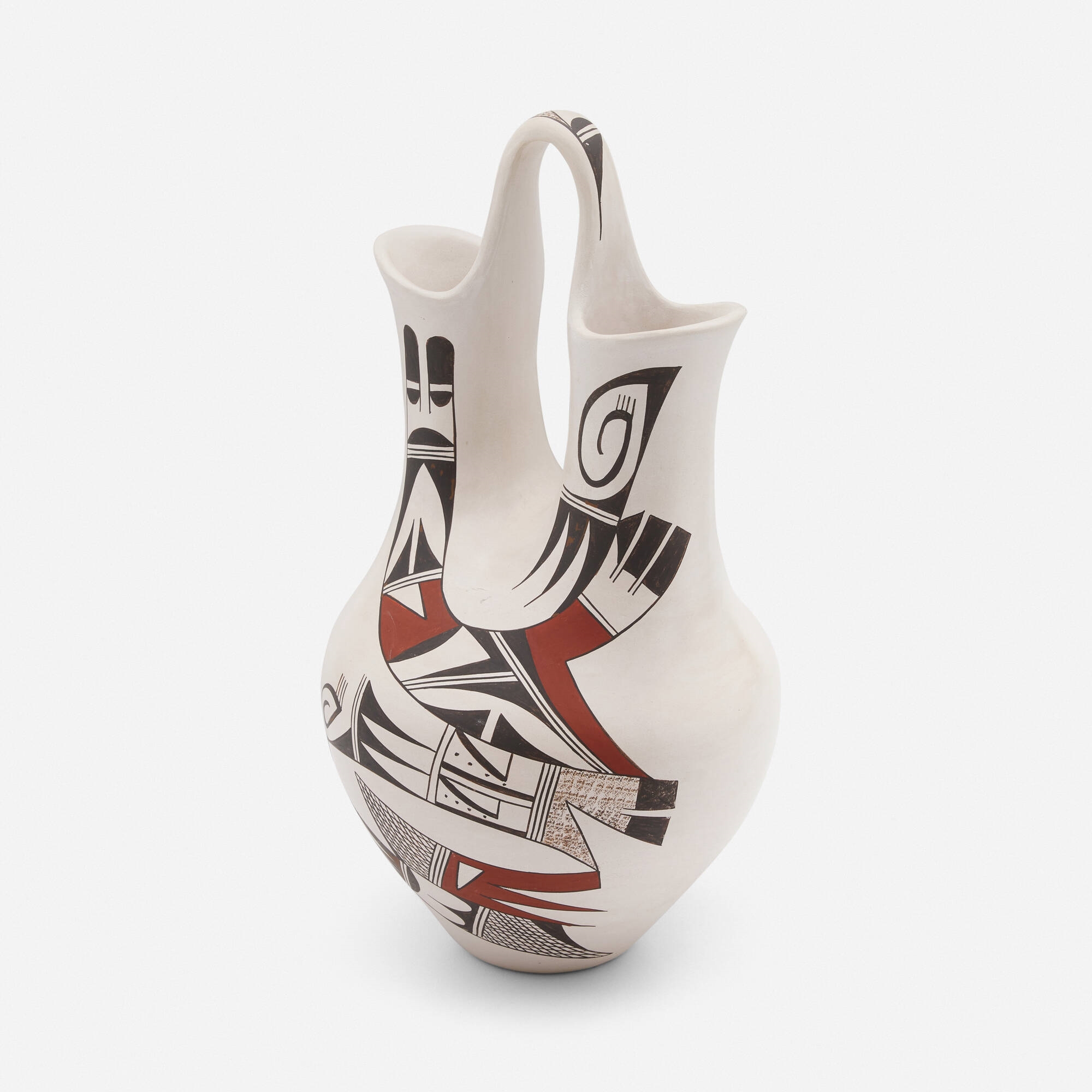 Joy Navasie | Collection of three Hopi-Tewa vessels (Circa 1990 ...