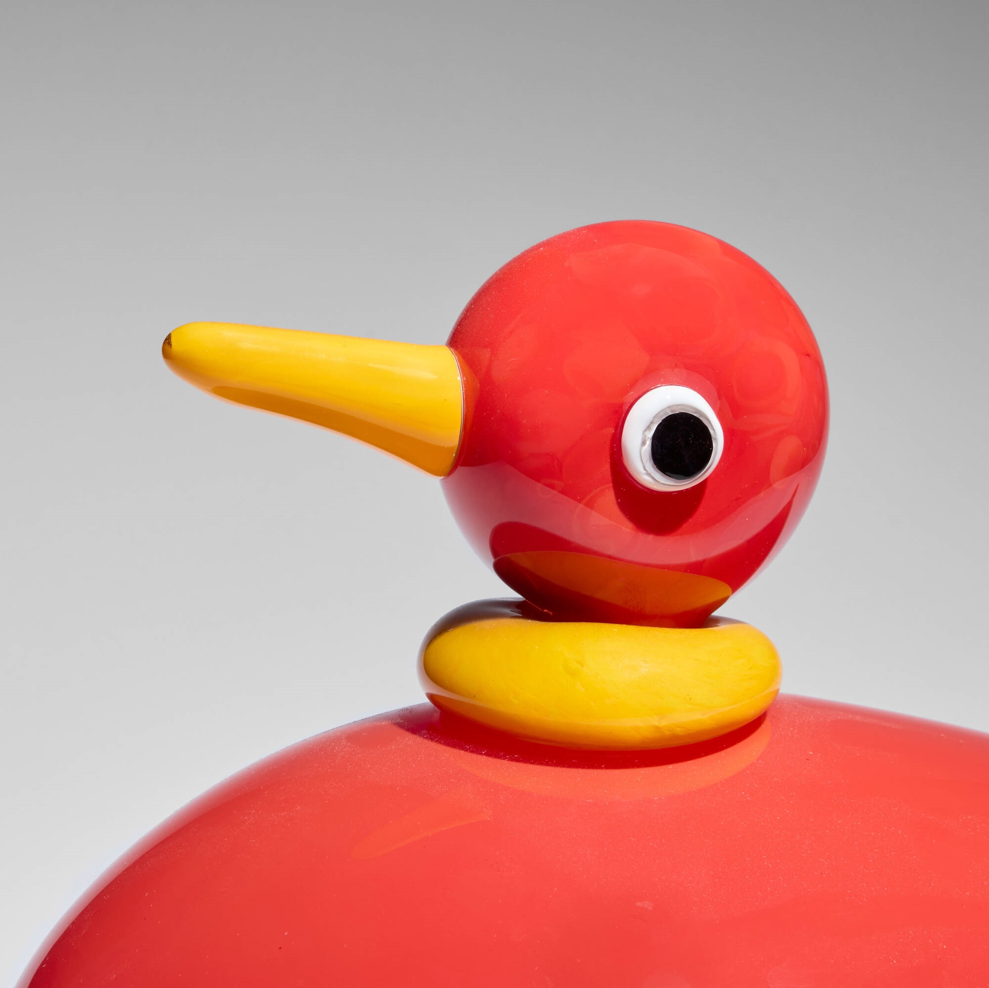 Robbie Miller | Duck sculpture and vase (1999) | MutualArt