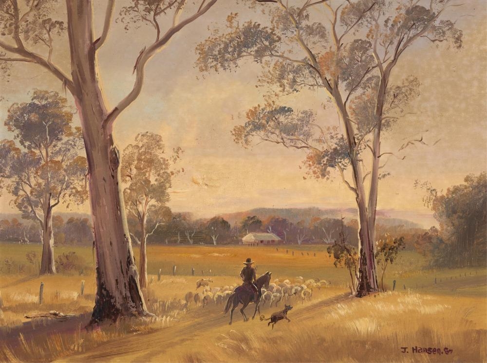 John Hansen | Untitled, Herding Sheep, 1987 (1987) | MutualArt