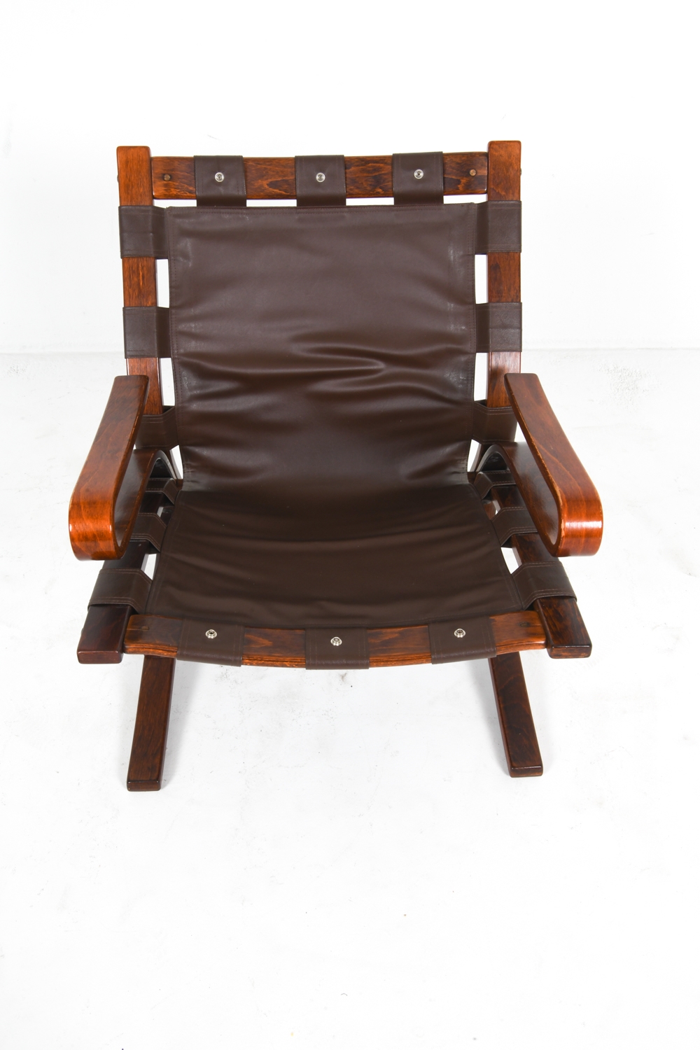 Einar Hove | EINAR HOVE LEATHER SKYLINE EASY CHAIR C. 1960'S (Circa ...