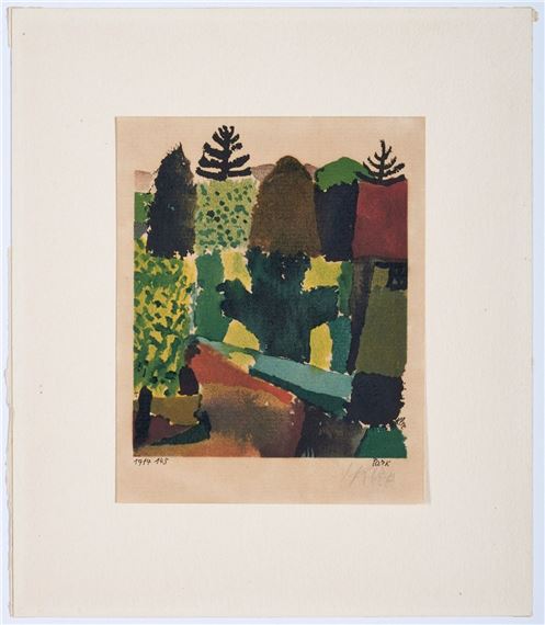 Paul Klee | Park (1914) | MutualArt