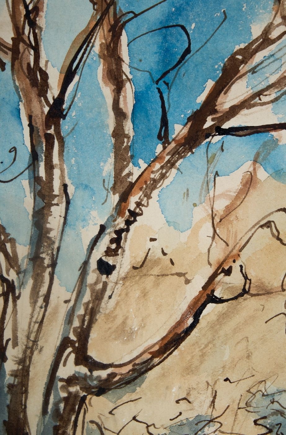 Colland Constantin von Mitschke | Baumbestandene Herbstlandschaft (1956 ...