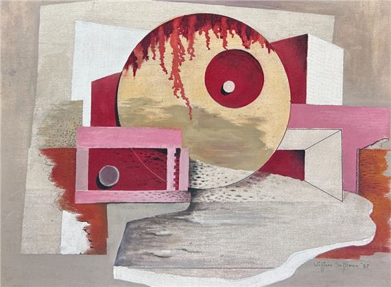 William Saltzman | Abstraction (1937) | MutualArt