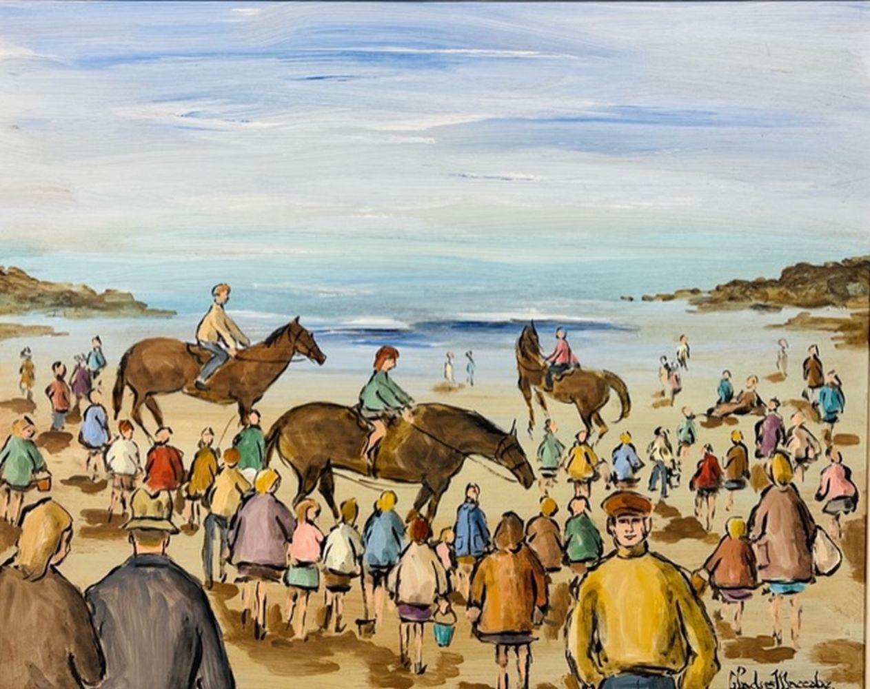 Gladys MacCabe | ‘RACE’S ON THE BEACH’ | MutualArt