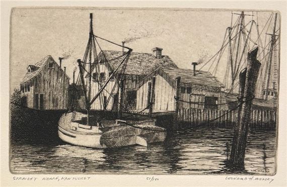 Leonard Mersky | Straight Wharf | MutualArt