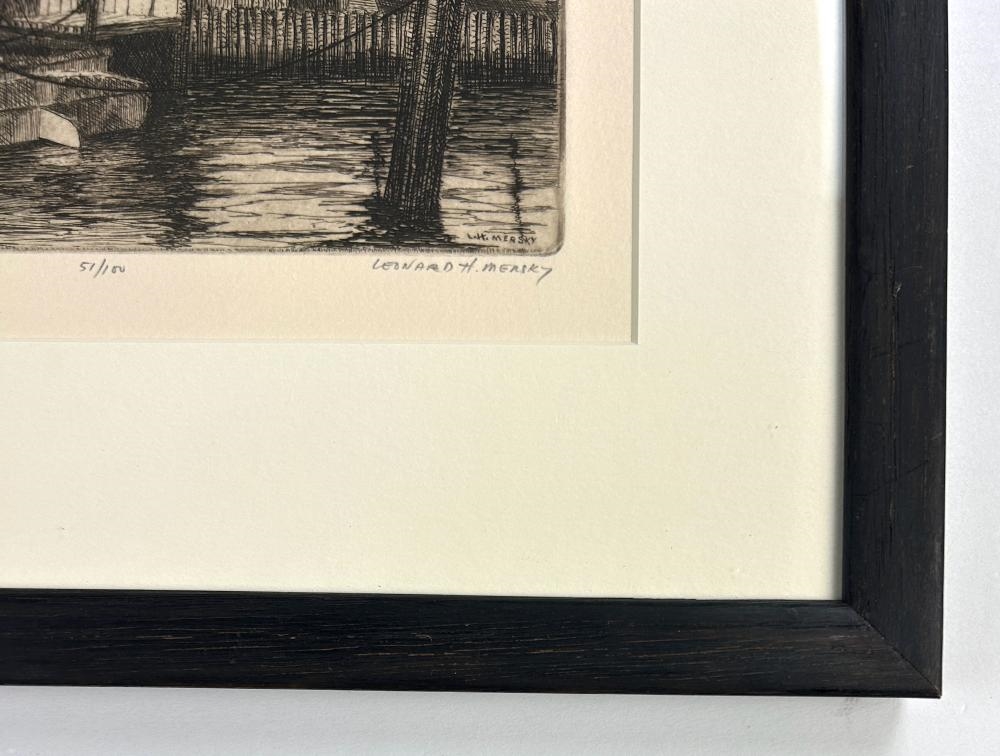 Leonard Mersky | Straight Wharf | MutualArt