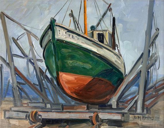 Daisy Hughes | Daisy Hughes (1882-1968) Dry Dock | MutualArt