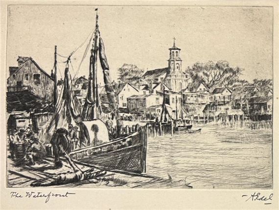 Albert Edel | The Waterfront | MutualArt