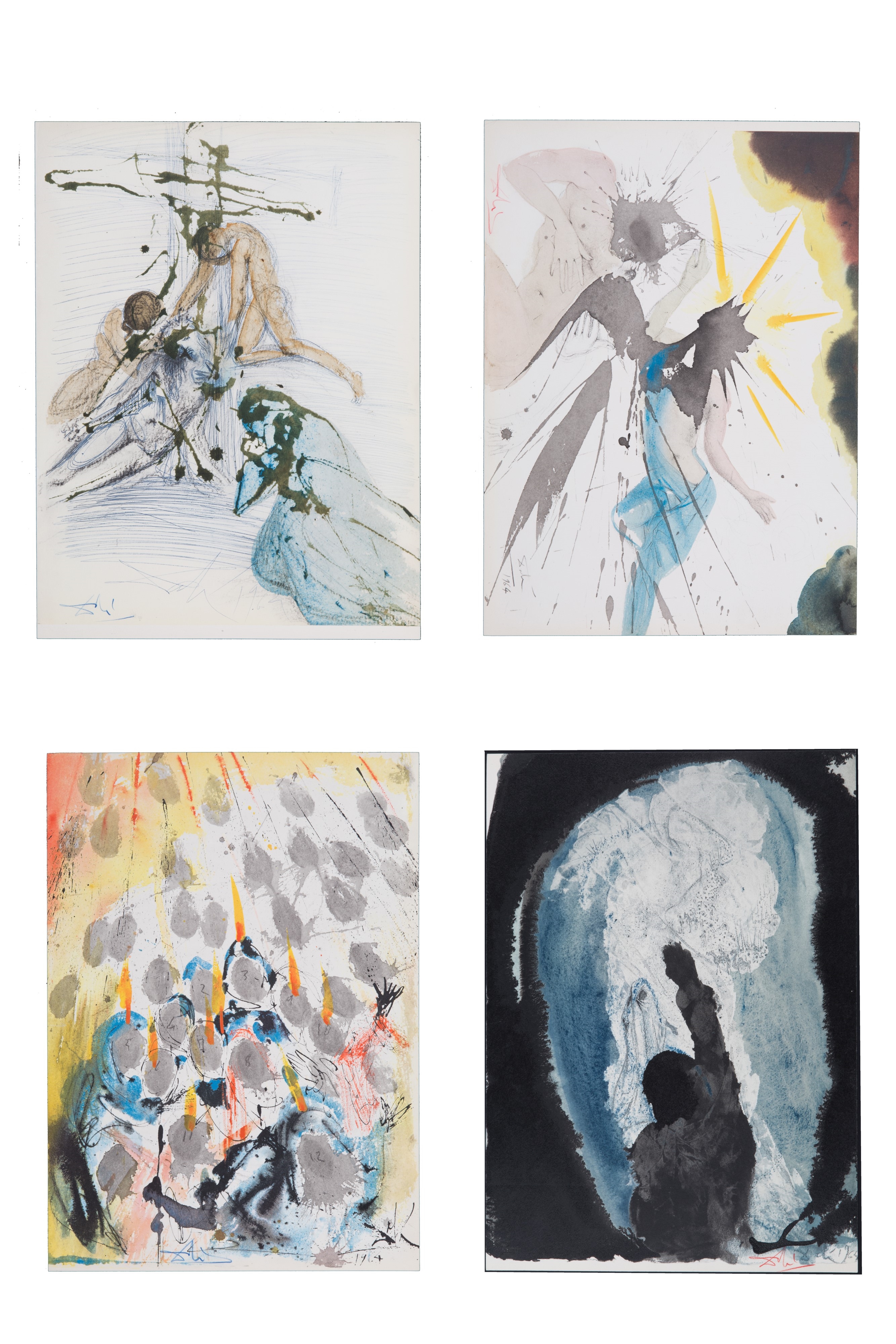 Salvador Dalí | Four lithographs. Biblia Sacra | MutualArt