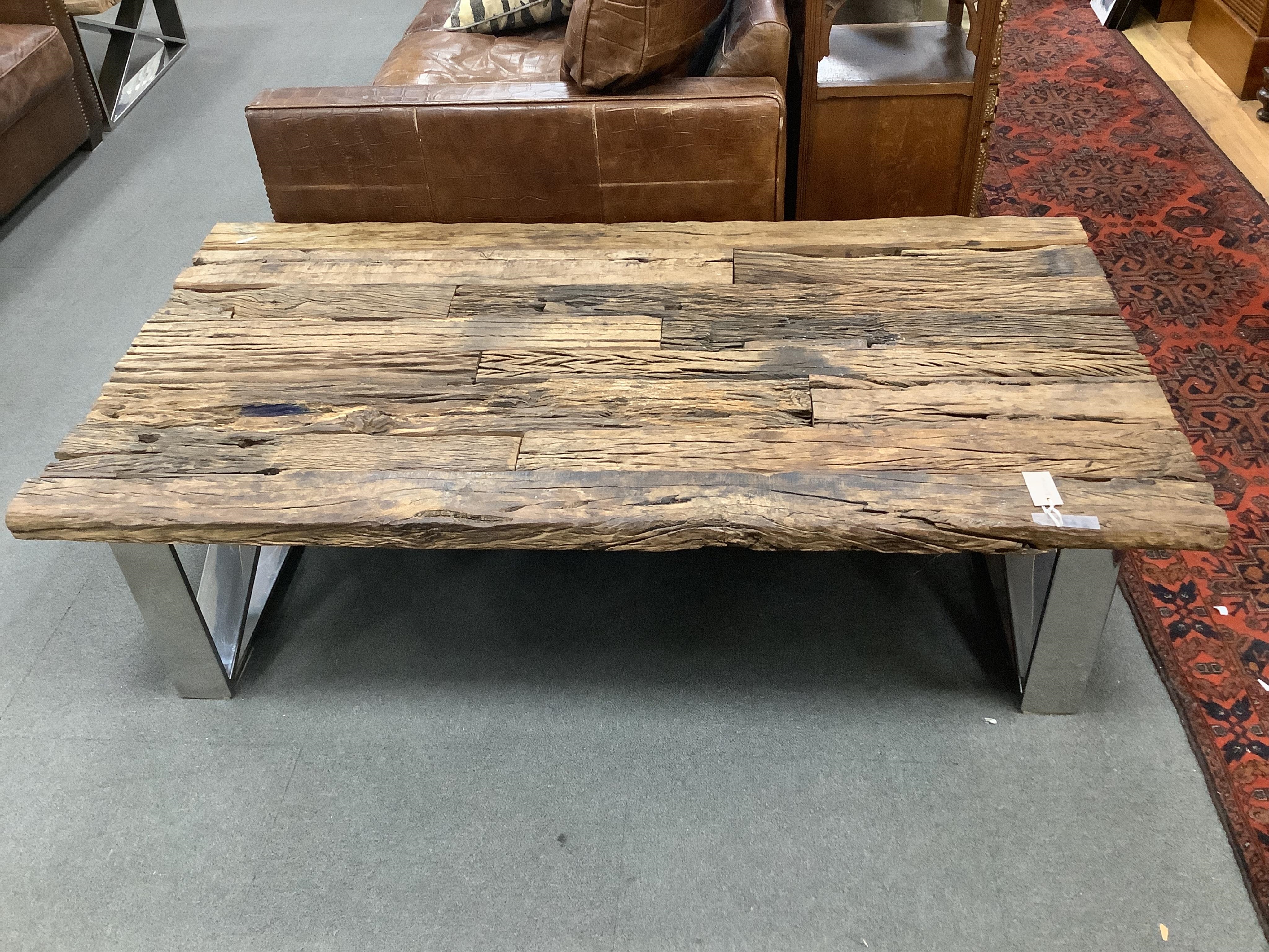 Andrew Martin Pepita | Andrew Martin Pepita reclaimed wood and chrome ...