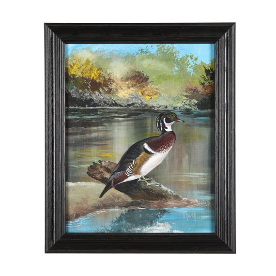 Duane Raver Jr. | Standing Wood Duck | MutualArt