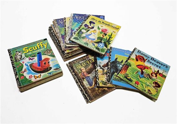 Alice Pasquini | Box of 1970s Golden Books inc. Alice in Wonderland ...