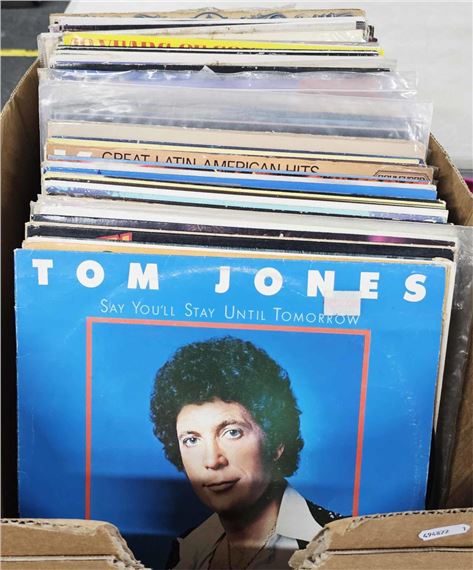 Tom Jones | Box of records incl. Tom Jones | MutualArt