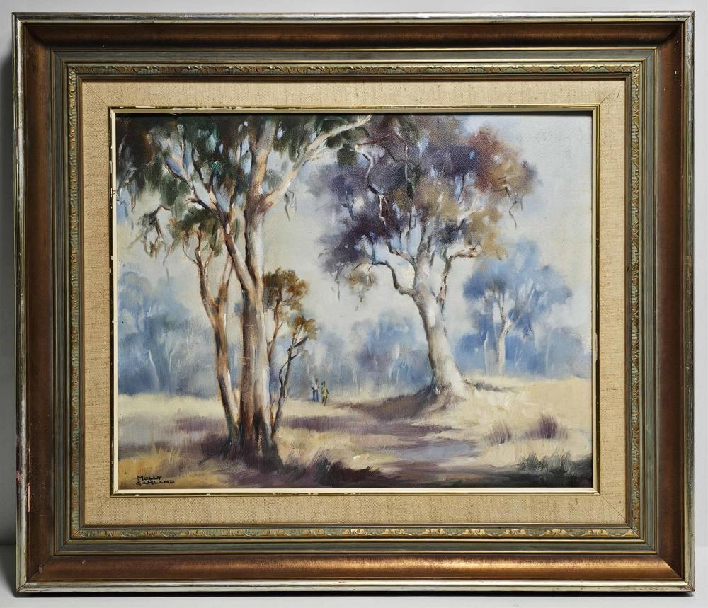 Molly Garland | A framed landscape painting signed Molly Garland ...