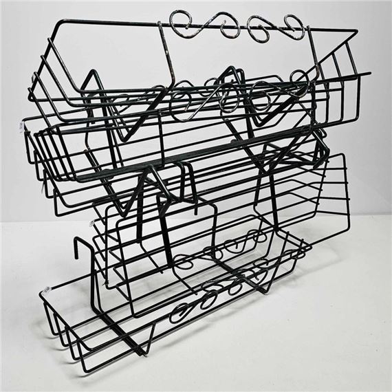 Green | 5 metal green garden racks | MutualArt