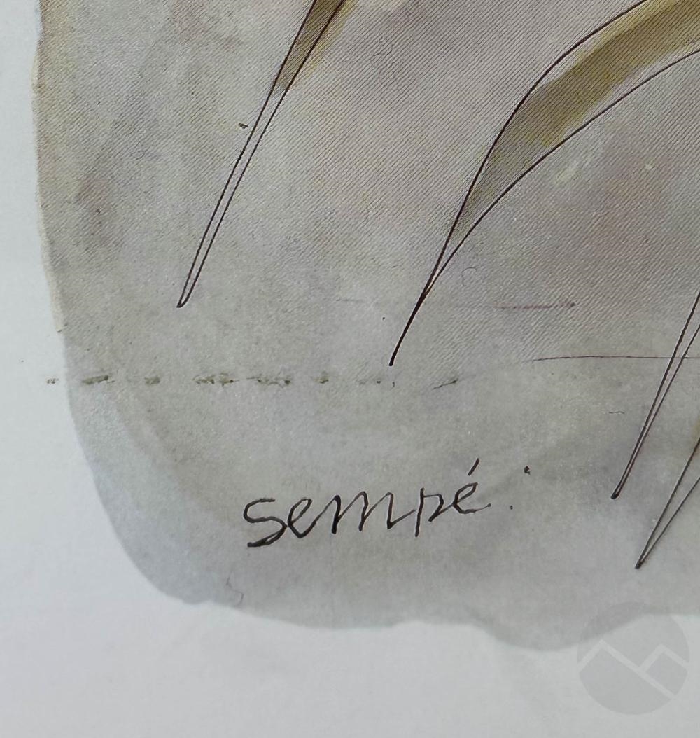 Jean-Jacques Sempé | Grand Passion Advertisement Poster 2pc | MutualArt
