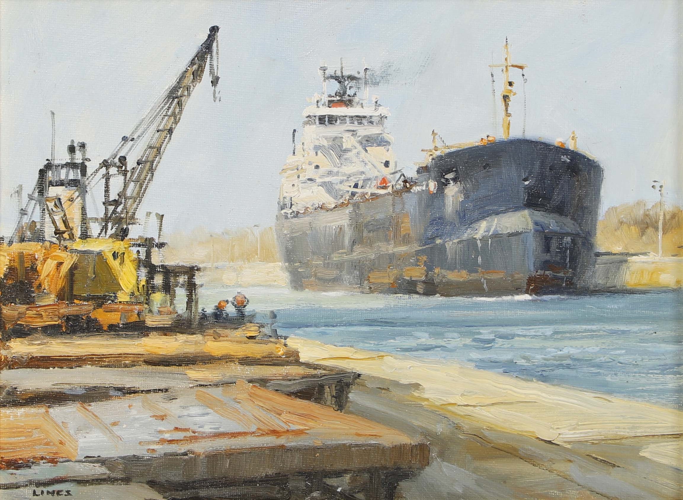 John Lines | Great Laker Welland Canal Canada | MutualArt