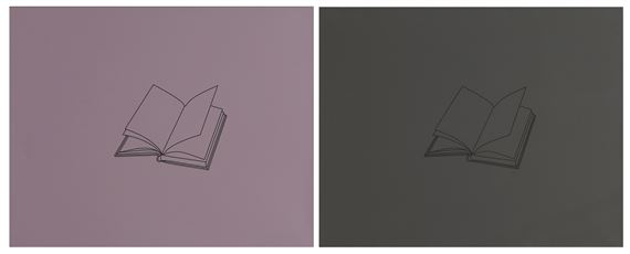 Michael Craig-Martin | Untitled (Open Book) 1990 (1990) | MutualArt