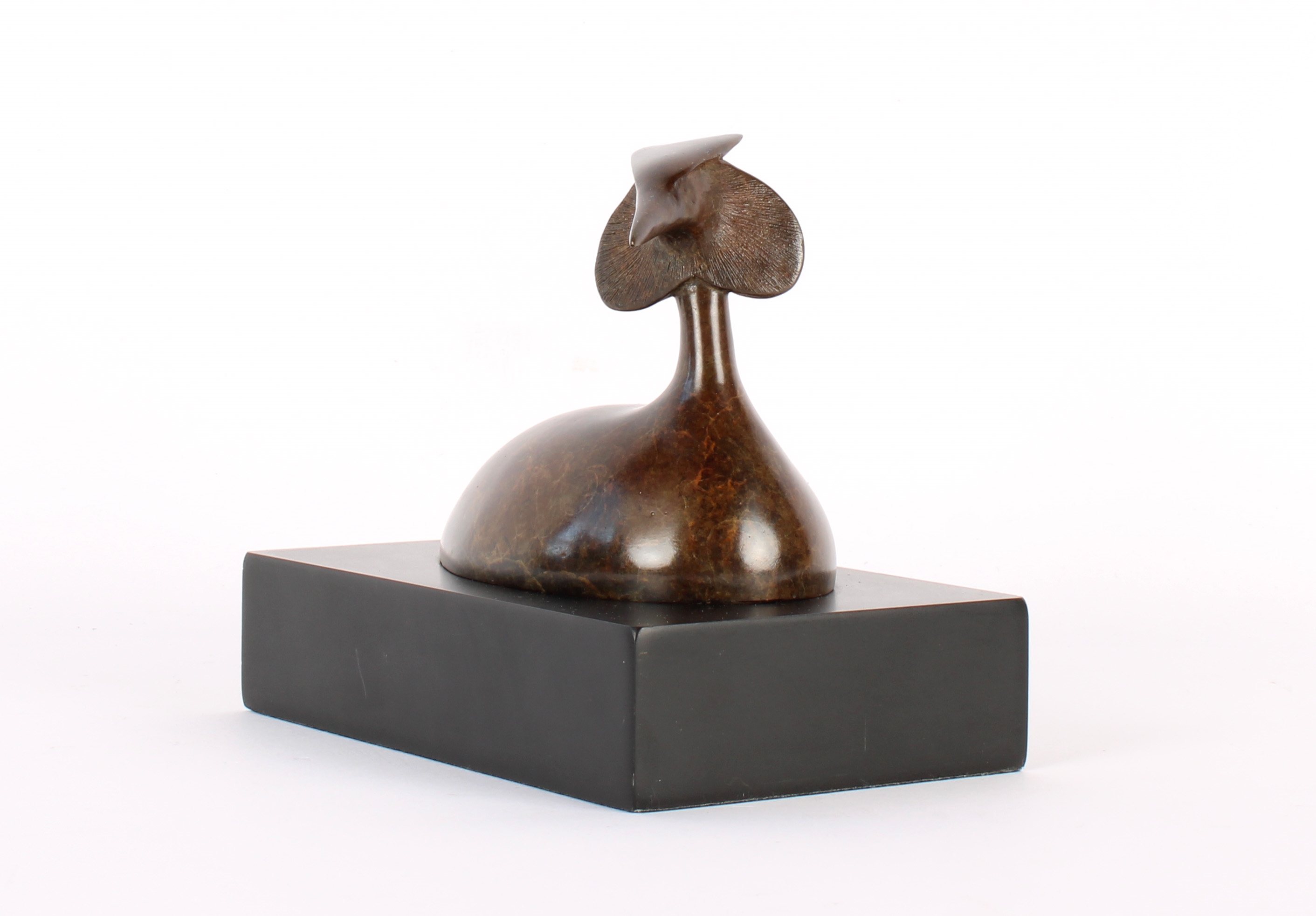 Elfyn Roberts | Great Crested Grebe Bronze Sculpture (1950s) | MutualArt