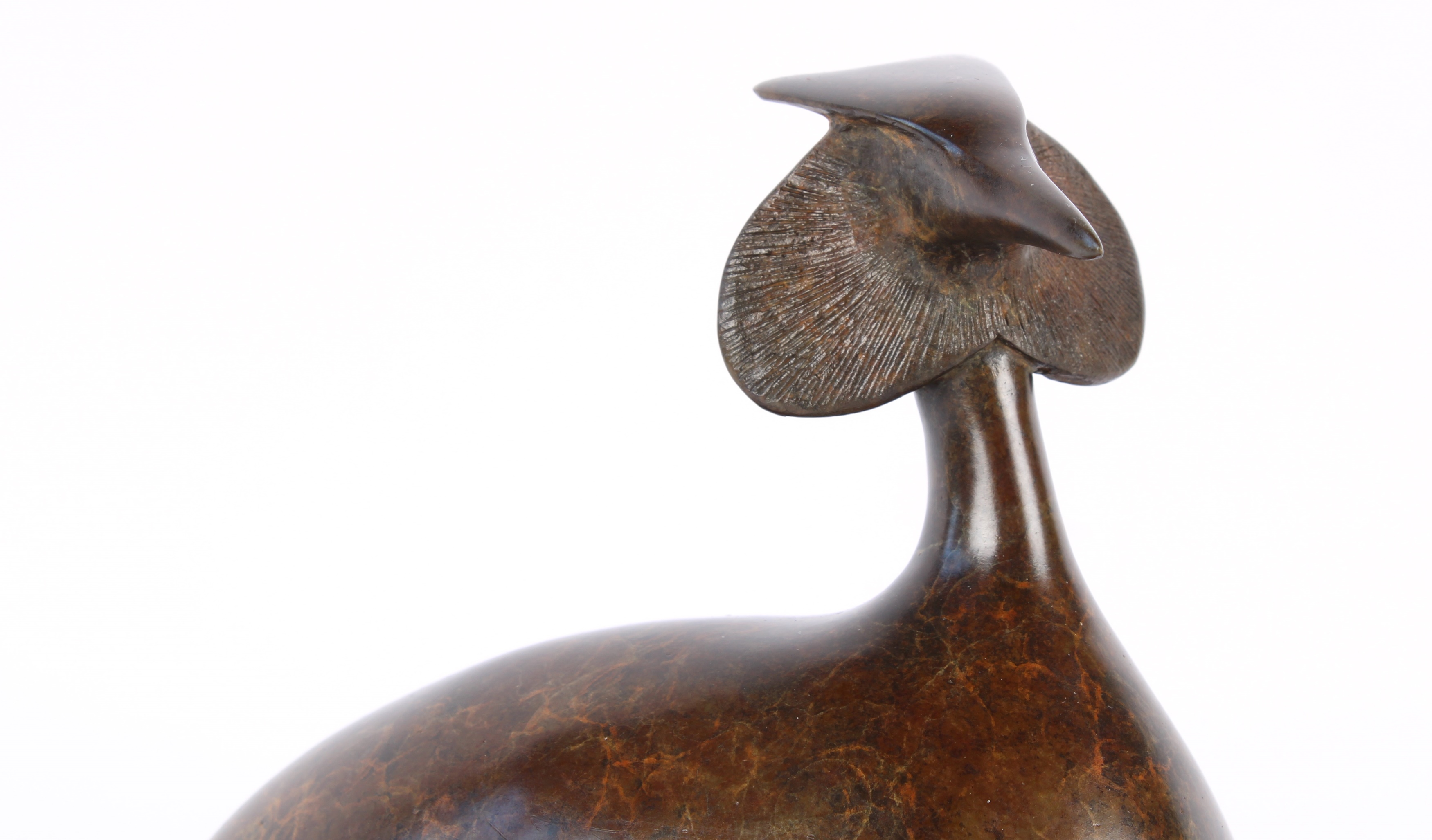 Elfyn Roberts | Great Crested Grebe Bronze Sculpture (1950s) | MutualArt