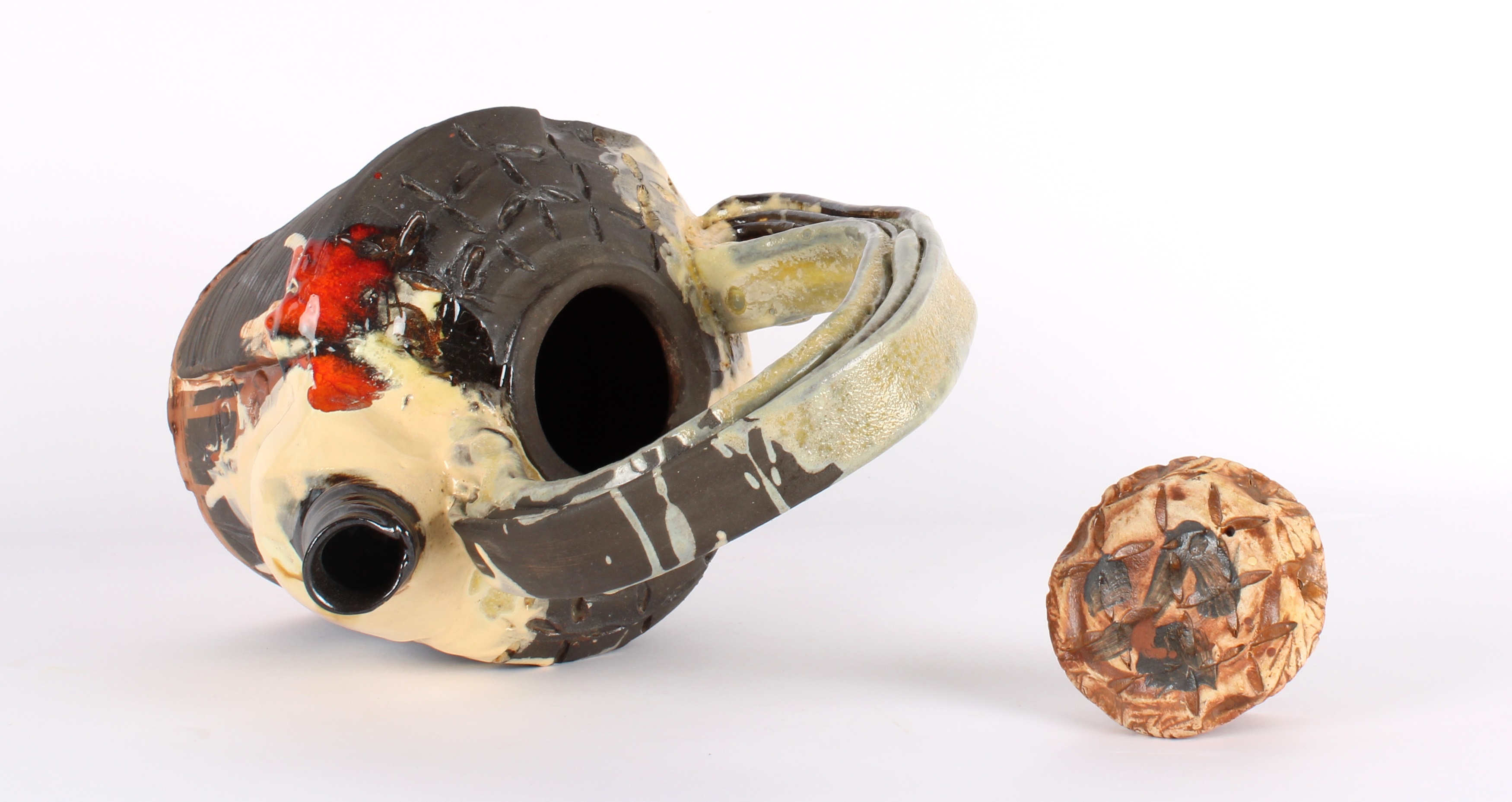 Simon Carroll | Large Studio Pottery Teapot & Cover (2005) | MutualArt