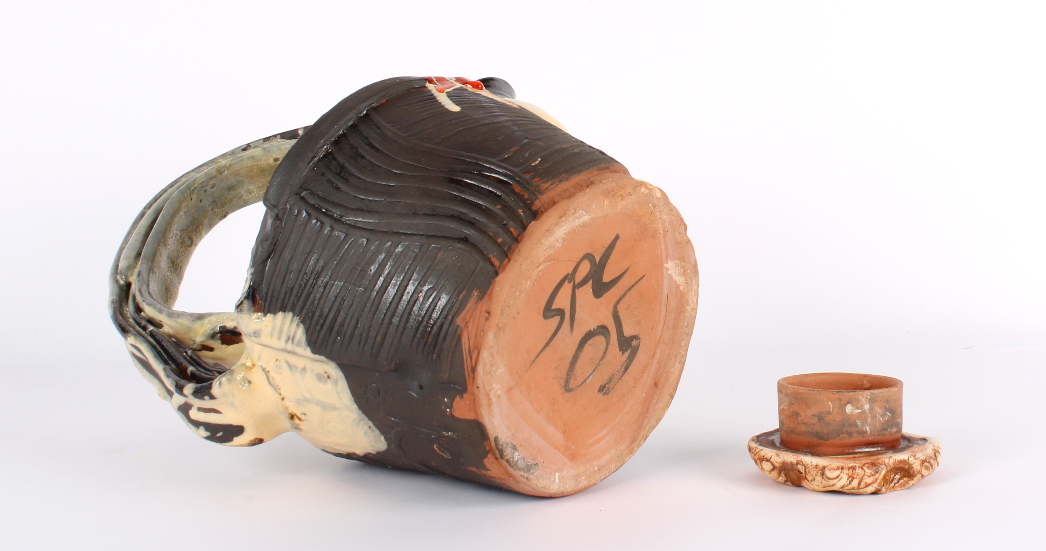 Simon Carroll | Large Studio Pottery Teapot & Cover (2005) | MutualArt