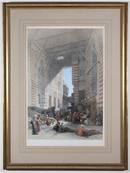 David Roberts | Middle East architecture and a market scene | MutualArt