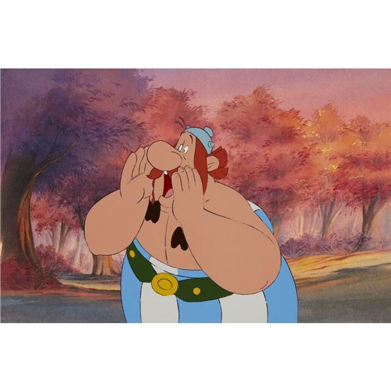 Albert Aleandro Uderzo | Celluloïd représentant Obélix | MutualArt