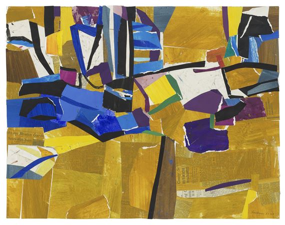 Grace Hartigan | New England, October Study (1957) | MutualArt