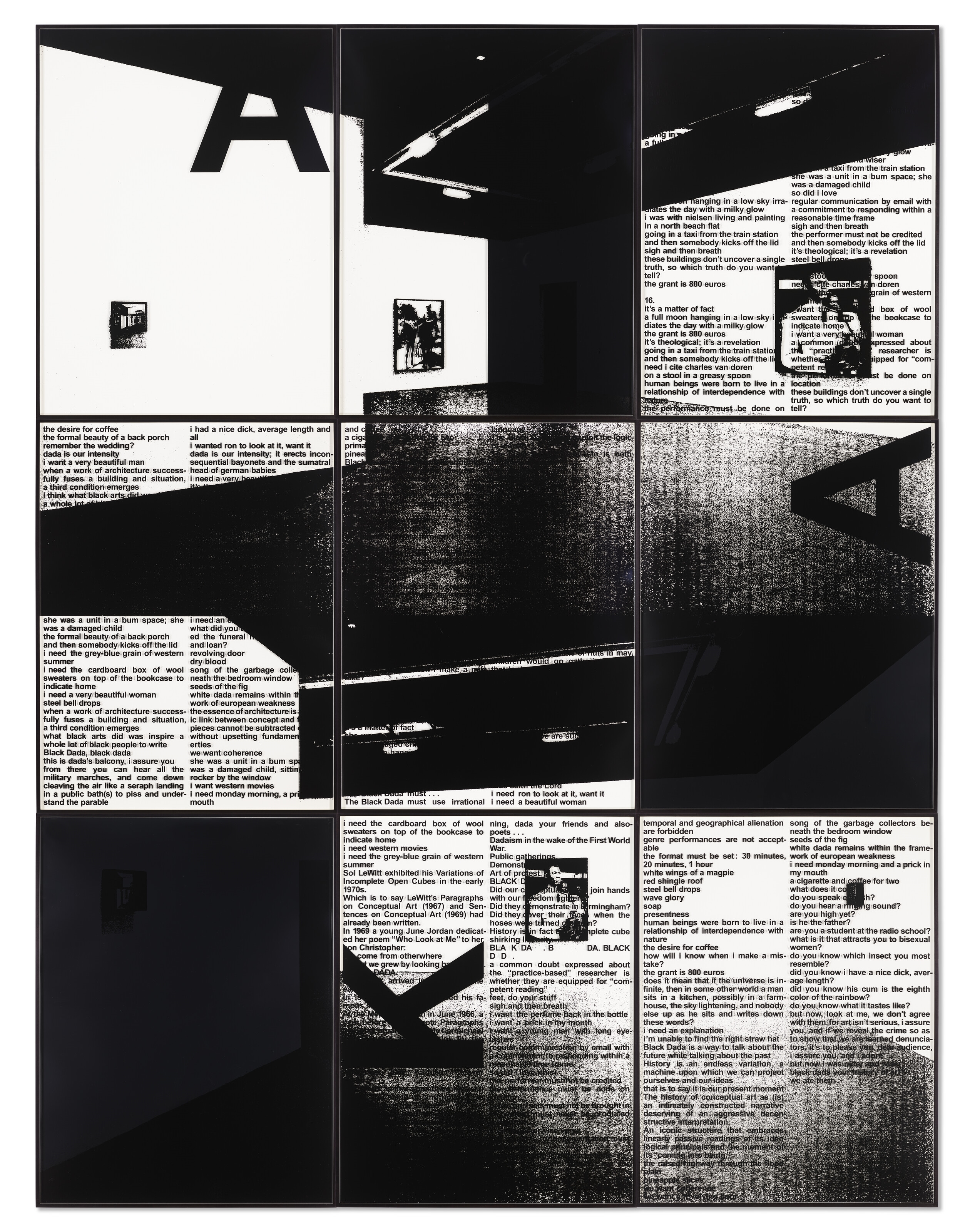 Adam Pendleton | Black Dada (Installation views, The Kitchen, 2010 ...