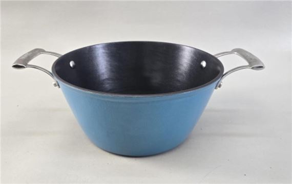 Dansk | Dansk Mario Batali Cast Iron Steel Handled Pot | MutualArt