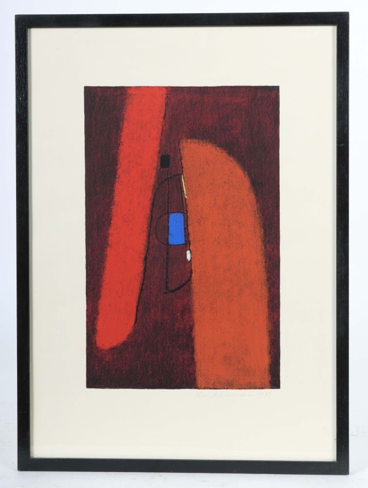 Max Ackermann | Überbrückte Kontinente III (1972) | MutualArt