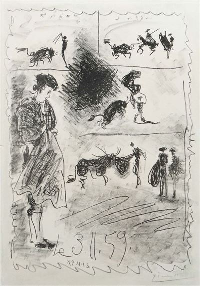 Pablo Picasso | Scènes de corrida (Circa 40) | MutualArt