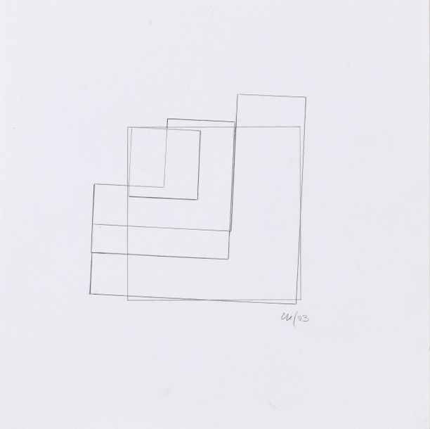 Vera Molnár | Trace of the canvas (30) | MutualArt