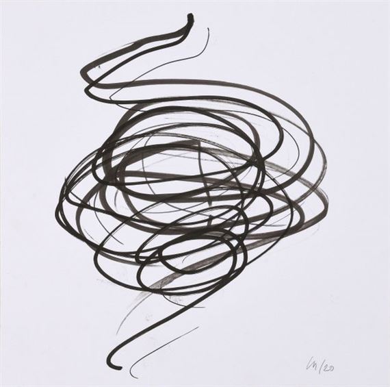 Vera Molnár | On tourne en rond (2020) | MutualArt