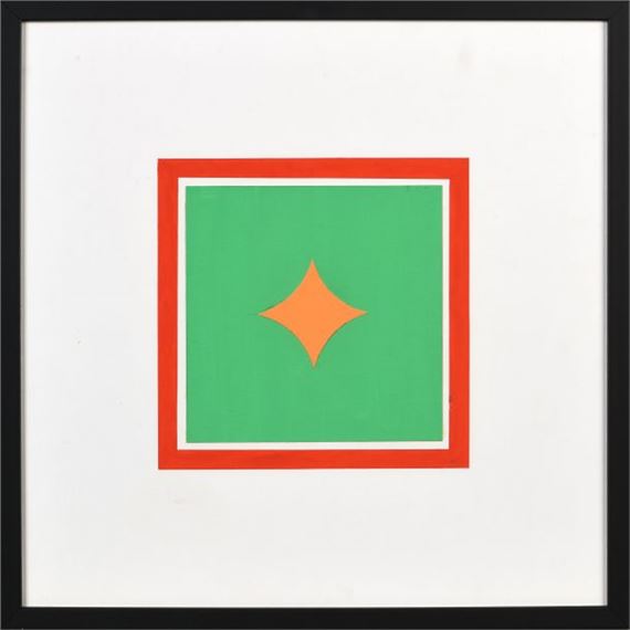 Vera Molnár | Emergence of a cross (1970) | MutualArt