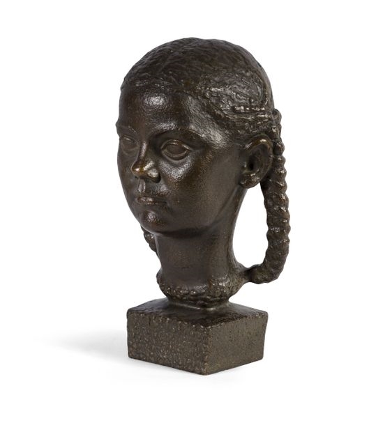 Josef Proszowski | Bust of a Young Girl [Presumed portrait of Glówka ...